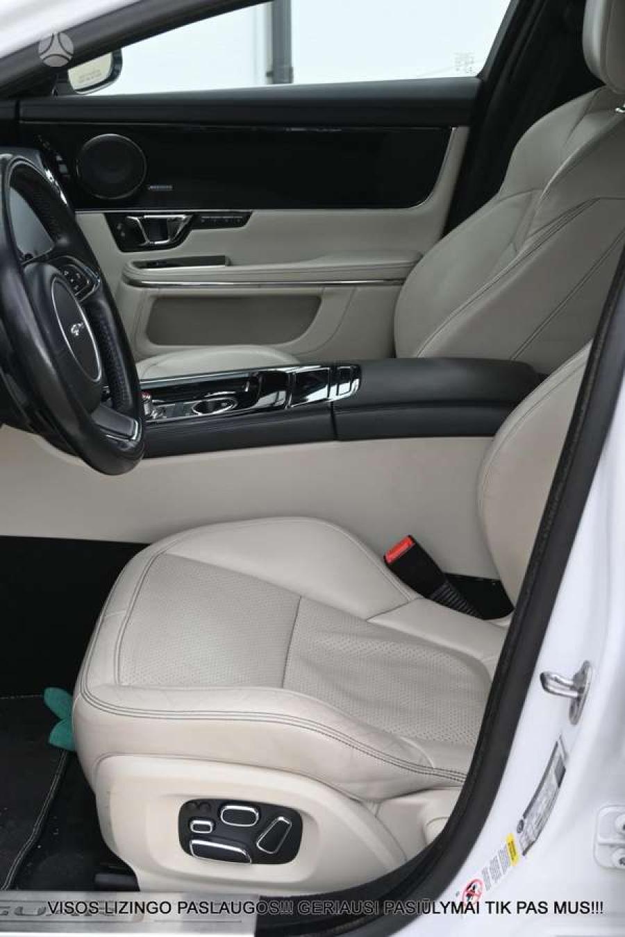 White Jaguar XJ 2015 in Kretinga, with an engine capacity of 3.00 L and mileage of 120 thousand km for 12699 €, photo 20 on AUTOMOTO.COM.LV