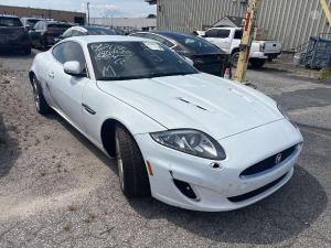 Balts Jaguar XKR 2013 Kauņa, ar dzinēja tilpumu 5.00 L un nobraukumu 207 tūkst. km par 12900 €, foto  vietnē AUTOMOTO.COM.LV