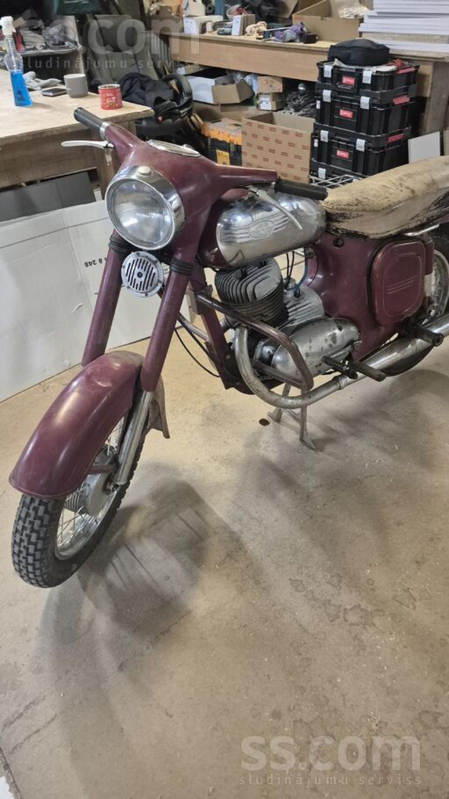 Ява 250 1969 в Рига, объемом двигателя 0.25 л и пробегом 0 тыс. км за 1700 €, фото 1 на AUTOMOTO.COM.LV