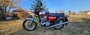 Red Jawa 350 1989 in Vilnius, with an engine capacity of 0.00 L and mileage of 4 thousand km for 3699 €, photo  on AUTOMOTO.COM.LV