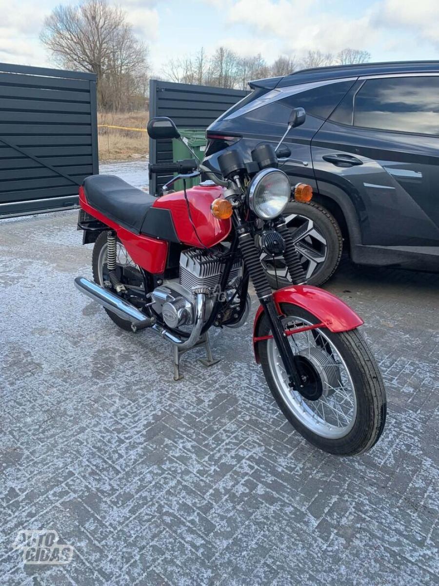 Red Jawa 350 1990 in Kaunas, with an engine capacity of 0.00 L and mileage of 1 thousand km for 1750 €, photo 1 on AUTOMOTO.COM.LV