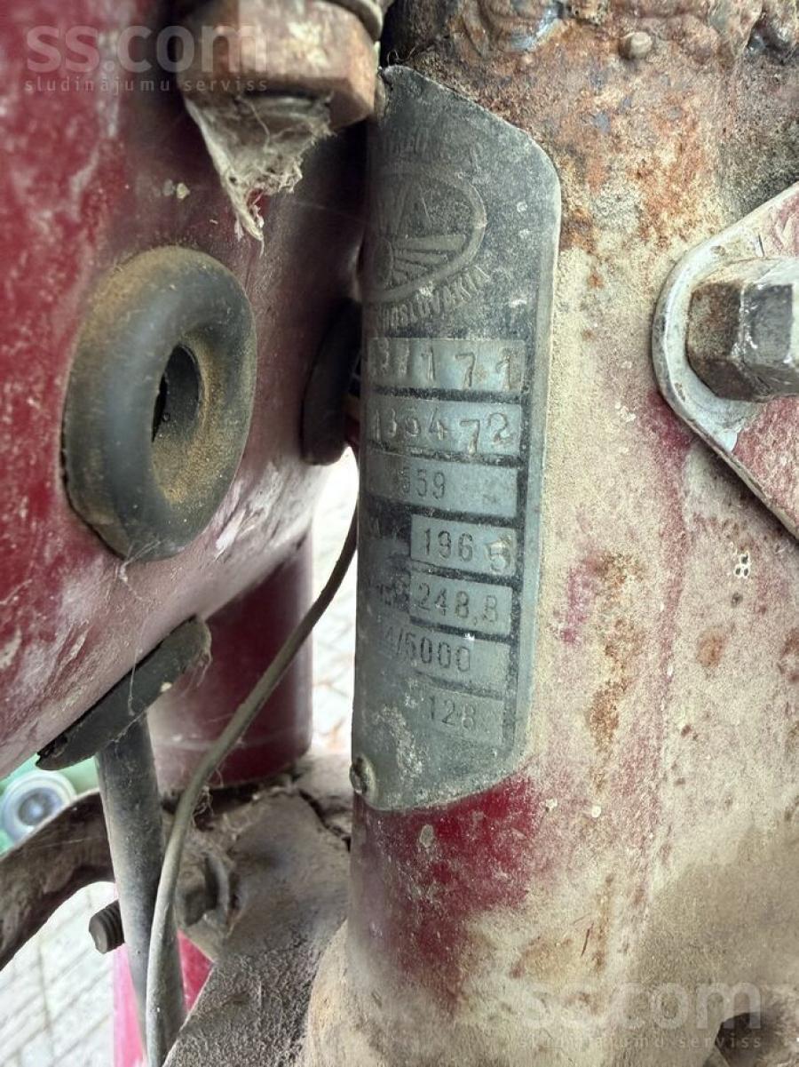 Jawa 559 1965 in Ogre, with an engine capacity of 0.25 L and mileage of 0 thousand km for 495 €, photo 4 on AUTOMOTO.COM.LV