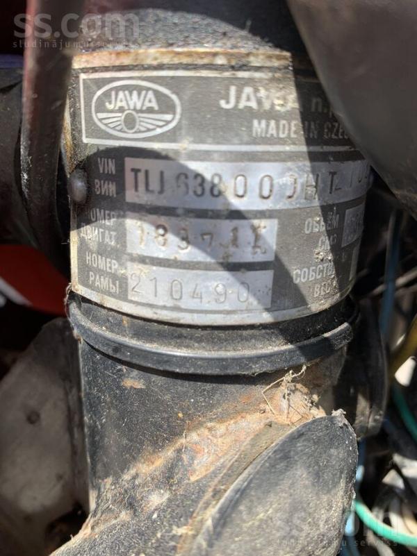 Jawa 638 1989 in Preili, with an engine capacity of 0.35 L and mileage of 0 thousand km for 1250 €, photo 6 on AUTOMOTO.COM.LV
