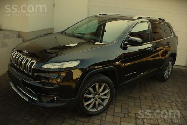 Black Jeep Cherokee 2015 in Riga, with an engine capacity of 2.00 L and mileage of 0 thousand km for 11990 €, photo 1 on AUTOMOTO.COM.LV