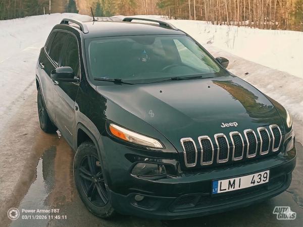 Black Jeep Cherokee 2016 in Mazeikiai, with an engine capacity of 2.40 L and mileage of 167 thousand km for 8450 €, photo 7 on AUTOMOTO.COM.LV