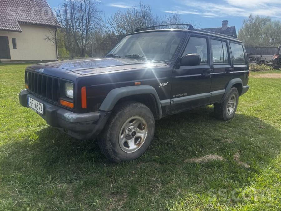 Zils Jeep Cherokee 1998 Balvi, ar dzinēja tilpumu 2.50 L un nobraukumu 0 tūkst. km par 2900 €, foto 1 vietnē AUTOMOTO.COM.LV