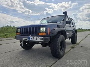 Blue Jeep Cherokee 1999 in Jelgava, with an engine capacity of 4.00 L and mileage of 225 thousand km for 6600 €, photo  on AUTOMOTO.COM.LV