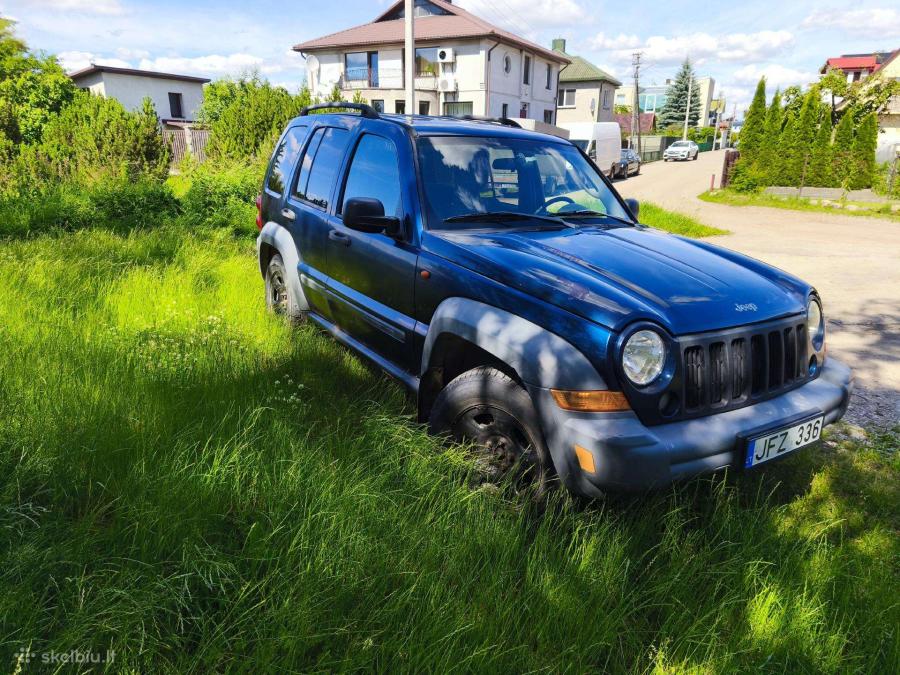 Zils Jeep Cherokee 2005 Kauņa, ar dzinēja tilpumu 2.80 L un nobraukumu 239 tūkst. km par 2199 €, foto 1 vietnē AUTOMOTO.COM.LV