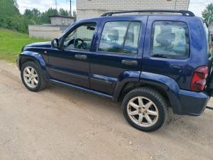 Blue Jeep Cherokee 2006 in Utena, with an engine capacity of 2.80 L and mileage of 146 thousand km for 2850 €, photo 9 on AUTOMOTO.COM.LV