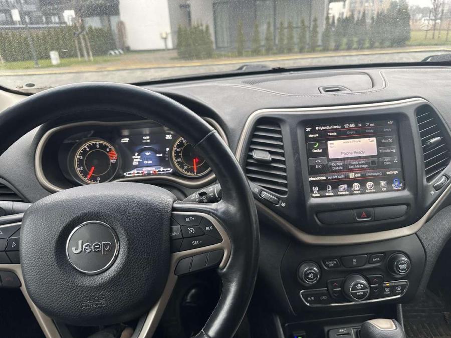 Zils Jeep Cherokee 2016 Viļņa, ar dzinēja tilpumu 2.40 L un nobraukumu 170 tūkst. km par 4600 €, foto 6 vietnē AUTOMOTO.COM.LV
