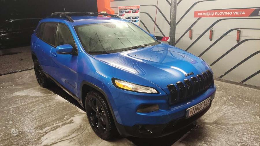 Zils Jeep Cherokee 2018 Panevēža, ar dzinēja tilpumu 2.40 L un nobraukumu 222 tūkst. km par 9700 €, foto 1 vietnē AUTOMOTO.COM.LV