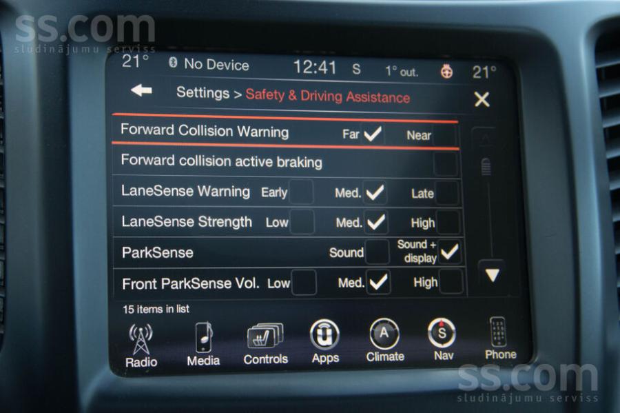 Джип Чероки 2017 в Тукумс, объемом двигателя 2.20 л и пробегом 226 тыс. км за 8900 €, фото 27 на AUTOMOTO.COM.LV
