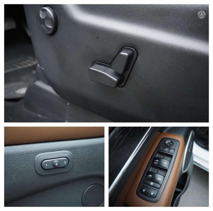 White Jeep Cherokee 2020 in Vilnius, with an engine capacity of 2.99 L and mileage of 130 thousand km for 26900 €, photo 14 on AUTOMOTO.COM.LV