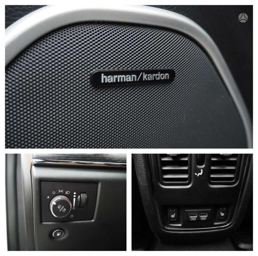 White Jeep Cherokee 2020 in Vilnius, with an engine capacity of 2.99 L and mileage of 130 thousand km for 26900 €, photo 16 on AUTOMOTO.COM.LV