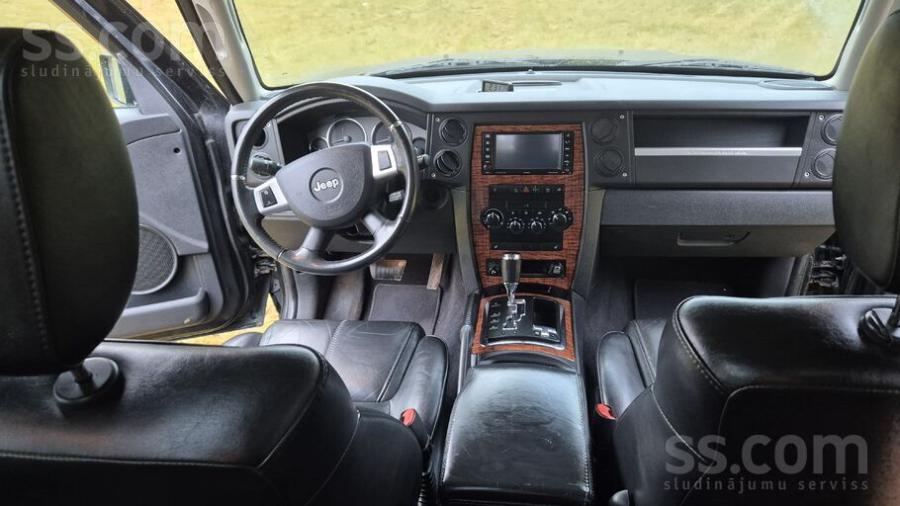 Black Jeep Commander 2007 in Gulbene, with an engine capacity of 3.00 L and mileage of 223 thousand km for 8000 €, photo 8 on AUTOMOTO.COM.LV