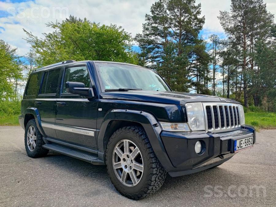 Black Jeep Commander 2008 in Jurmala, with an engine capacity of 3.00 L and mileage of 313 thousand km for 8200 €, photo 1 on AUTOMOTO.COM.LV