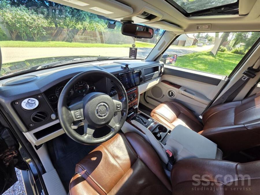 Melns Jeep Commander 2007 Ventspils, ar dzinēja tilpumu 3.00 L un nobraukumu 358 tūkst. km par 6990 €, foto 11 vietnē AUTOMOTO.COM.LV