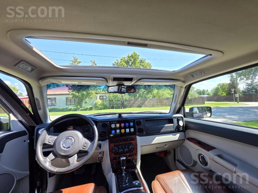 Melns Jeep Commander 2007 Ventspils, ar dzinēja tilpumu 3.00 L un nobraukumu 358 tūkst. km par 6990 €, foto 19 vietnē AUTOMOTO.COM.LV