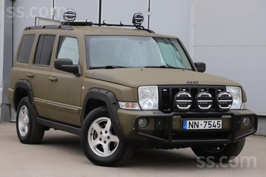Green Jeep Commander 2006 in Tukums, with an engine capacity of 3.00 L and mileage of 392 thousand km for 6400 €, photo 3 on AUTOMOTO.COM.LV
