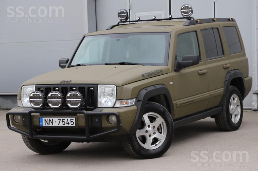 Green Jeep Commander 2006 in Tukums, with an engine capacity of 3.00 L and mileage of 392 thousand km for 6400 €, photo 4 on AUTOMOTO.COM.LV