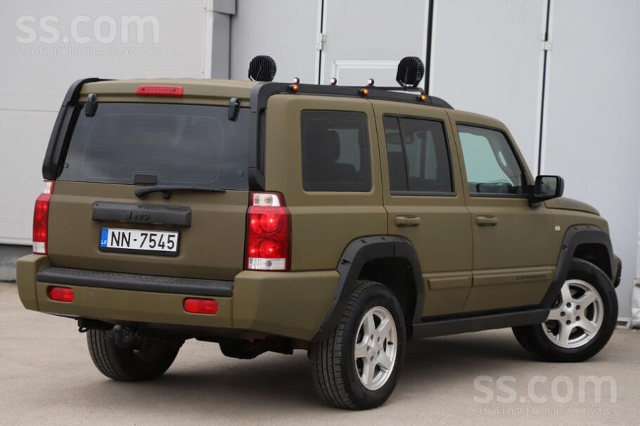 Green Jeep Commander 2006 in Tukums, with an engine capacity of 3.00 L and mileage of 392 thousand km for 6400 €, photo 6 on AUTOMOTO.COM.LV