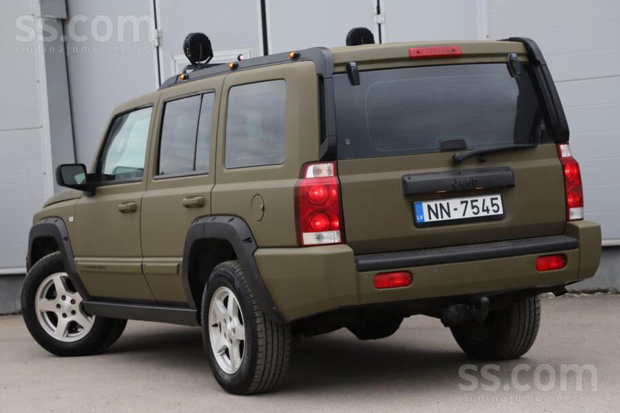 Green Jeep Commander 2006 in Tukums, with an engine capacity of 3.00 L and mileage of 392 thousand km for 6400 €, photo 7 on AUTOMOTO.COM.LV