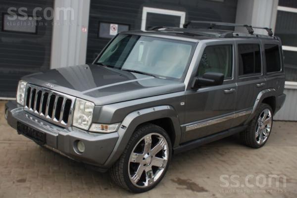Pelēks Jeep Commander 2008 Rīga, ar dzinēja tilpumu 3.00 L un nobraukumu 0 tūkst. km par 8990 €, foto 1 vietnē AUTOMOTO.COM.LV