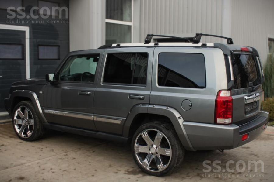 Grey Jeep Commander 2008 in Riga, with an engine capacity of 3.00 L and mileage of 0 thousand km for 8990 €, photo 5 on AUTOMOTO.COM.LV