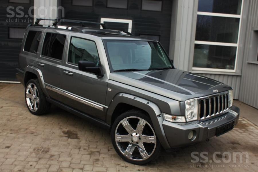 Grey Jeep Commander 2008 in Riga, with an engine capacity of 3.00 L and mileage of 0 thousand km for 8990 €, photo 6 on AUTOMOTO.COM.LV
