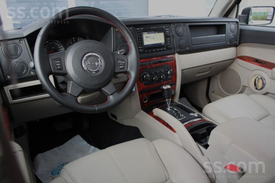 Grey Jeep Commander 2008 in Riga, with an engine capacity of 3.00 L and mileage of 0 thousand km for 8990 €, photo 33 on AUTOMOTO.COM.LV