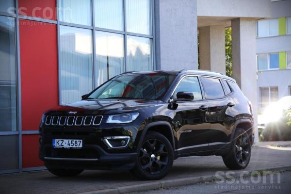 Black Jeep Compass 2017 in Riga, with an engine capacity of 1.40 L and mileage of 168 thousand km for 10995 €, photo 1 on AUTOMOTO.COM.LV
