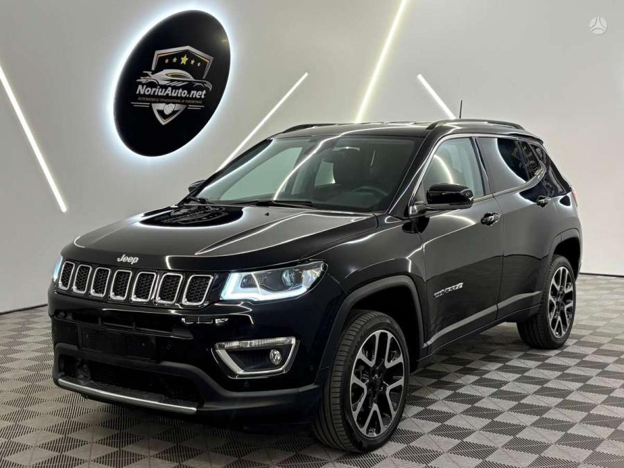 Black Jeep Compass 2018 in Marijampole, with an engine capacity of 1.37 L and mileage of 96 thousand km for 12950 €, photo 9 on AUTOMOTO.COM.LV