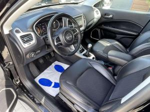 Black Jeep Compass 2018 in Taurage, with an engine capacity of 1.96 L and mileage of 195 thousand km for 9400 €, photo 12 on AUTOMOTO.COM.LV