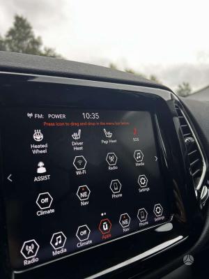 Black Jeep Compass 2020 in Utena, with an engine capacity of 1.33 L and mileage of 224 thousand km for 10890 €, photo 31 on AUTOMOTO.COM.LV