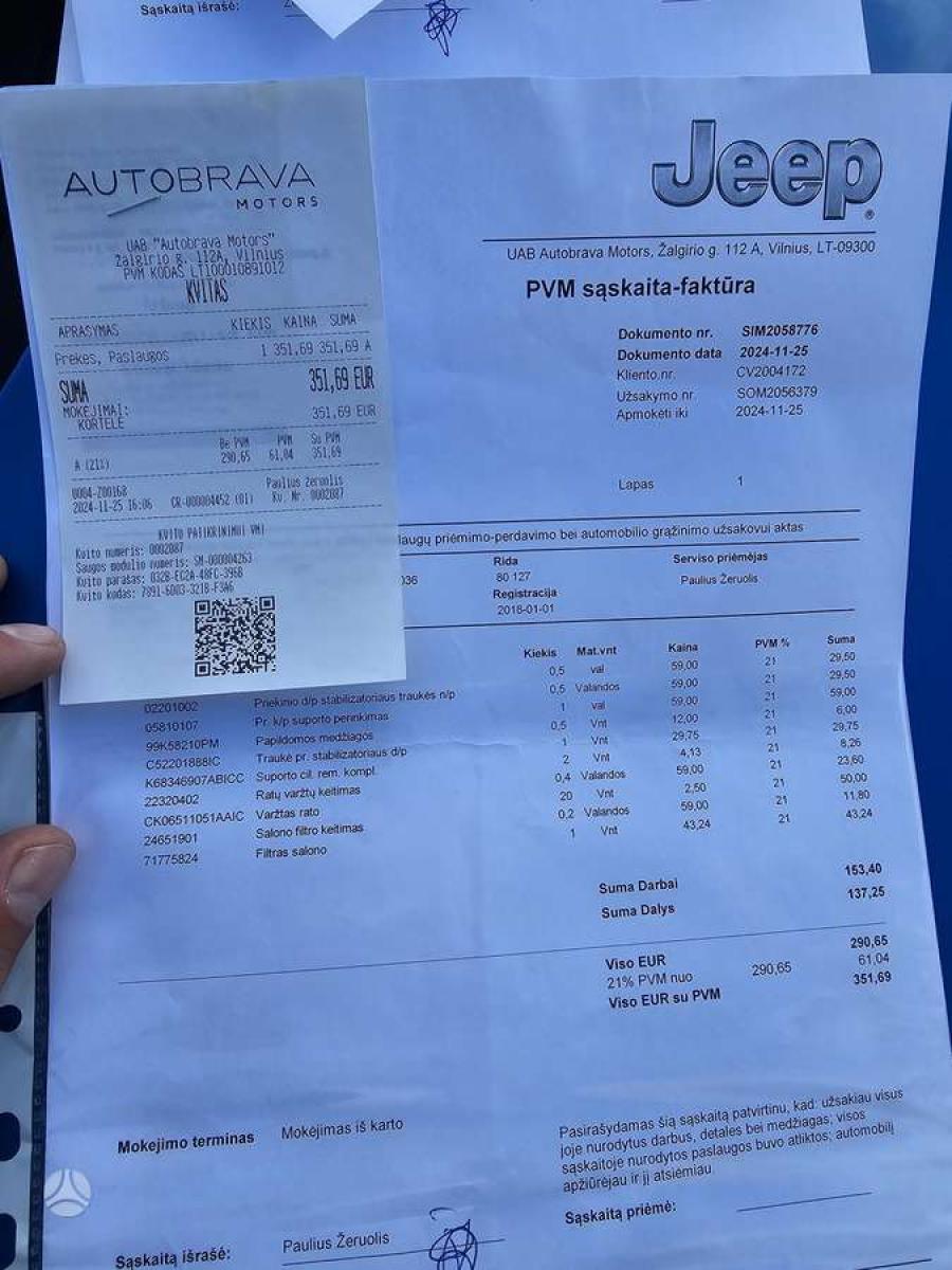 Zils Jeep Compass 2018 Viļņa, ar dzinēja tilpumu 2.36 L un nobraukumu 91 tūkst. km par 12500 €, foto 28 vietnē AUTOMOTO.COM.LV