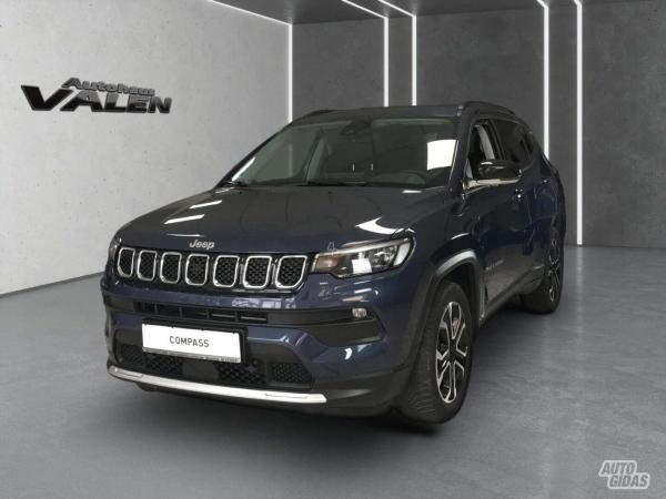 Blue Jeep Compass 2022 in Kaunas, with an engine capacity of 1.30 L and mileage of 37 thousand km for 25667 €, photo 1 on AUTOMOTO.COM.LV