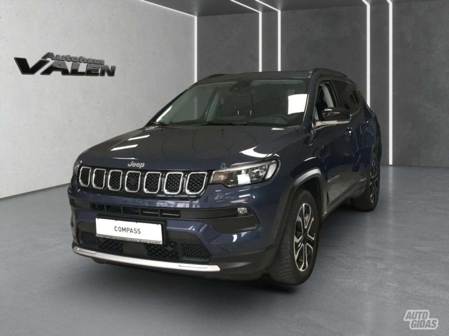 Zils Jeep Compass 2022 Kauņa, ar dzinēja tilpumu 1.30 L un nobraukumu 37 tūkst. km par 25667 €, foto 1 vietnē AUTOMOTO.COM.LV