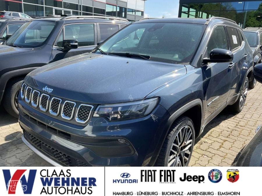 Zils Jeep Compass 2022 Kauņa, ar dzinēja tilpumu 1.30 L un nobraukumu 10 tūkst. km par 27540 €, foto 1 vietnē AUTOMOTO.COM.LV