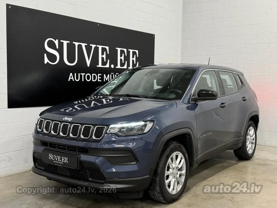 Blue Jeep Compass 2022 in Tallinn, with an engine capacity of 1.50 L and mileage of 45 thousand km for 17995 €, photo 1 on AUTOMOTO.COM.LV