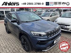 Blue Jeep Compass 2023 in Kaunas, with an engine capacity of 1.50 L and mileage of 34 thousand km for 27540 €, photo  on AUTOMOTO.COM.LV