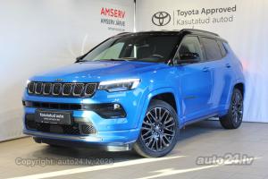 Zils Jeep Compass 2022 Tallina, ar dzinēja tilpumu 1.30 L un nobraukumu 48 tūkst. km par 26490 €, foto  vietnē AUTOMOTO.COM.LV