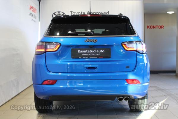Blue Jeep Compass 2022 in Tallinn, with an engine capacity of 1.30 L and mileage of 48 thousand km for 26490 €, photo 4 on AUTOMOTO.COM.LV