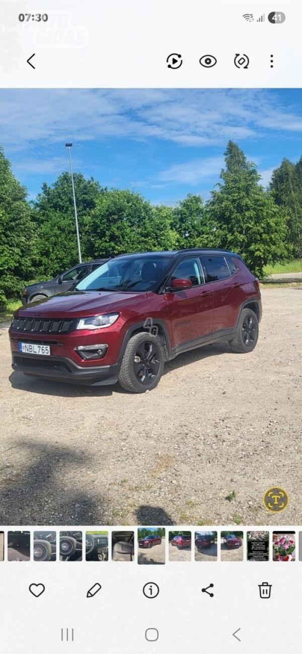 Jeep Compass 2021 in Gargzdai, with an engine capacity of 2.40 L and mileage of 42 thousand km for 15600 €, photo 7 on AUTOMOTO.COM.LV