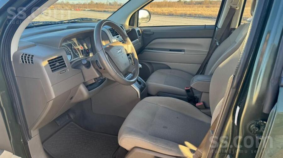 Zaļš Jeep Compass 2008 Rīga, ar dzinēja tilpumu 2.40 L un nobraukumu 0 tūkst. km par 2999 €, foto 10 vietnē AUTOMOTO.COM.LV