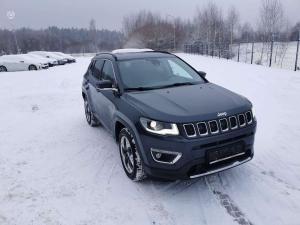 Pelēks Jeep Compass 2017 Kauņa, ar dzinēja tilpumu 1.60 L un nobraukumu 138 tūkst. km par 11300 €, foto  vietnē AUTOMOTO.COM.LV