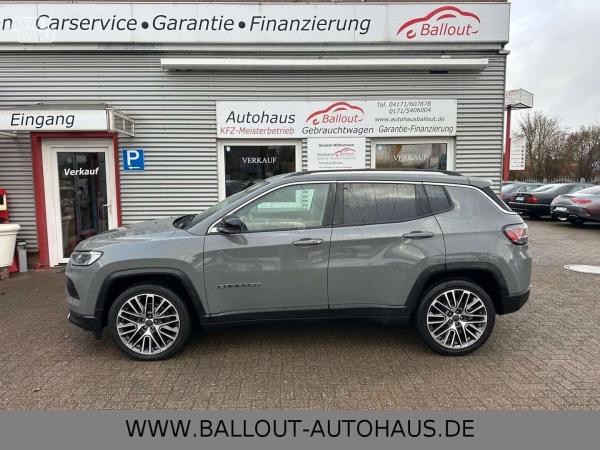 Grey Jeep Compass 2021 in Kaunas, with an engine capacity of 1.30 L and mileage of 79 thousand km for 22694 €, photo 1 on AUTOMOTO.COM.LV