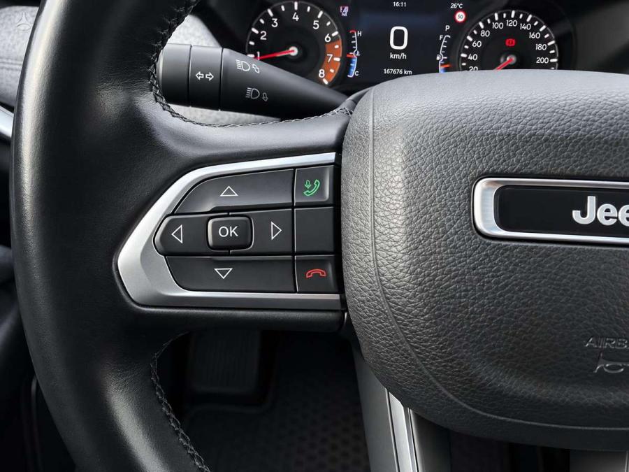 Pelēks Jeep Compass 2022 Viļņa, ar dzinēja tilpumu 1.33 L un nobraukumu 167 tūkst. km par 13950 €, foto 15 vietnē AUTOMOTO.COM.LV