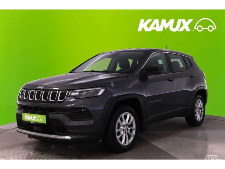 Grey Jeep Compass 2024 in Kaunas, with an engine capacity of 1.50 L and mileage of 16 thousand km for 25377 €, photo 10 on AUTOMOTO.COM.LV