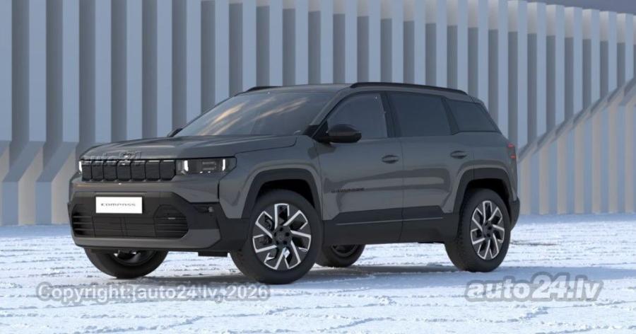 Pelēks Jeep Compass 2026 Tallina, ar dzinēja tilpumu 1.20 L un nobraukumu 5 tūkst. km par 38990 €, foto 1 vietnē AUTOMOTO.COM.LV