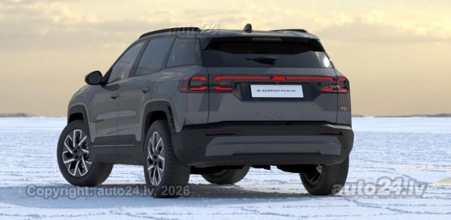 Pelēks Jeep Compass 2026 Tallina, ar dzinēja tilpumu 1.20 L un nobraukumu 5 tūkst. km par 38990 €, foto 3 vietnē AUTOMOTO.COM.LV